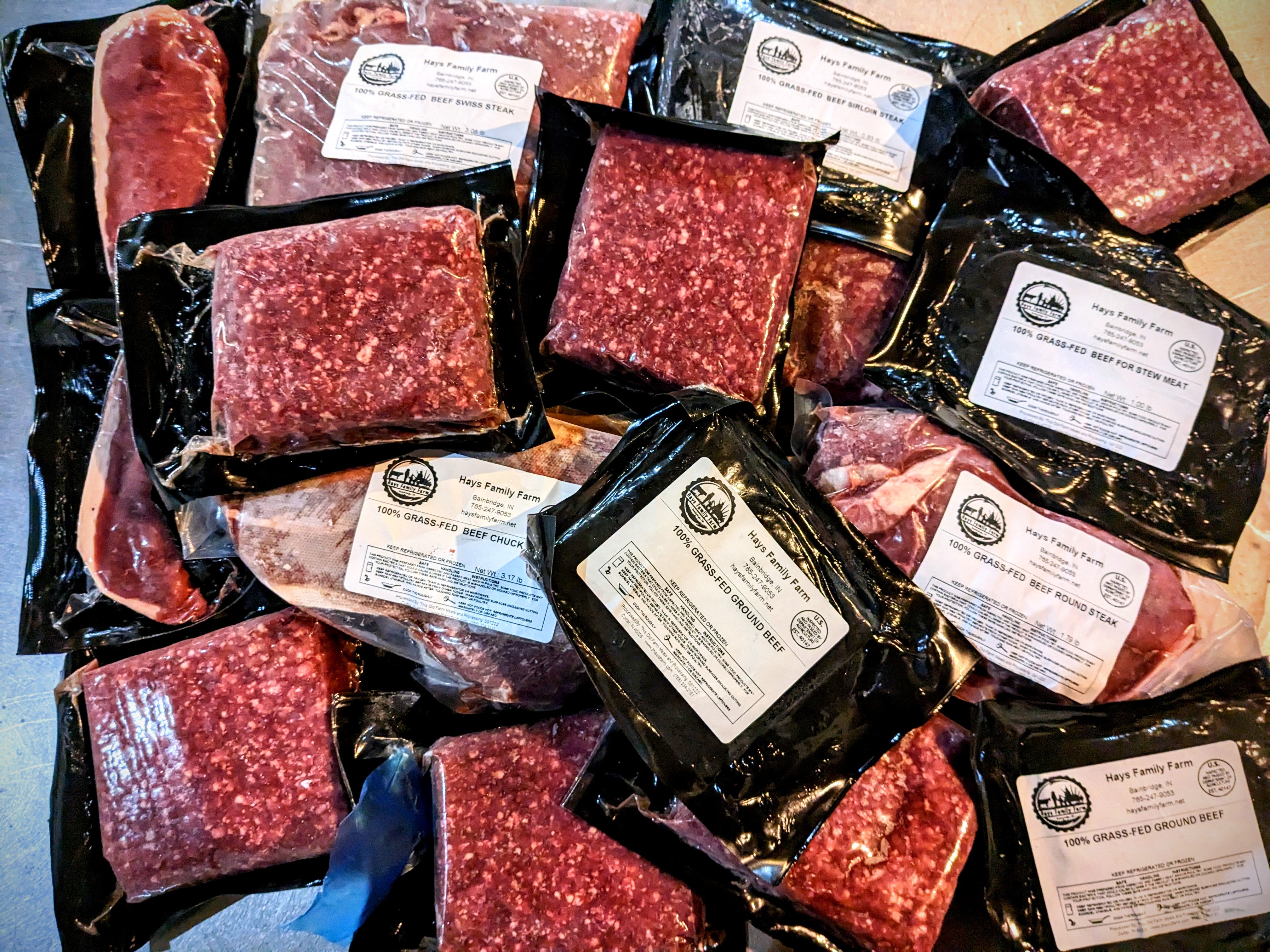 100% Grass-Fed 1/8 Beef Bundle | Hays Family Farm