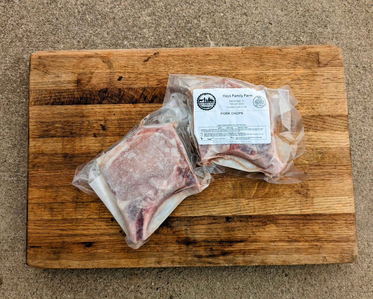 Pasture Raised Bone-In Pork Chop | Hays Family Farm